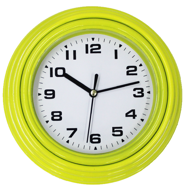 12 Inch Promotion Red Color Plastic Wall Clock Cheap Clock - Buy ...