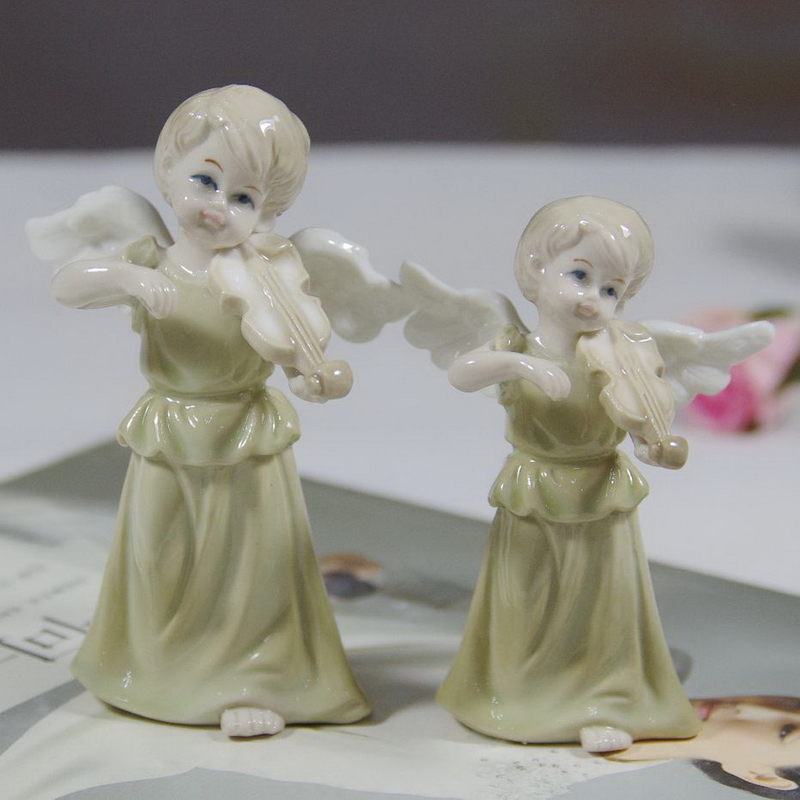 Europe Style Porcelain Craft Antique White Ceramic Angel - Buy sonny ...
