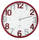 24 Hour Modern Round Wall Clock Home Decoration in Red Color - Buy 24 ...