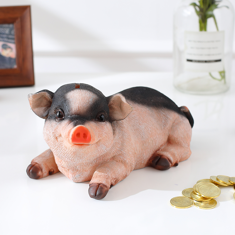 Colorful Pig Craft Decorative Polyresin Piggy Bank - Buy mini piggy ...