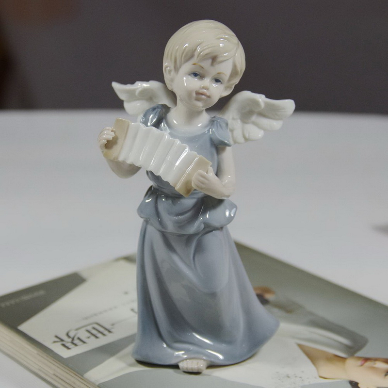Europe Style Porcelain Craft Antique White Ceramic Angel - Buy sonny ...