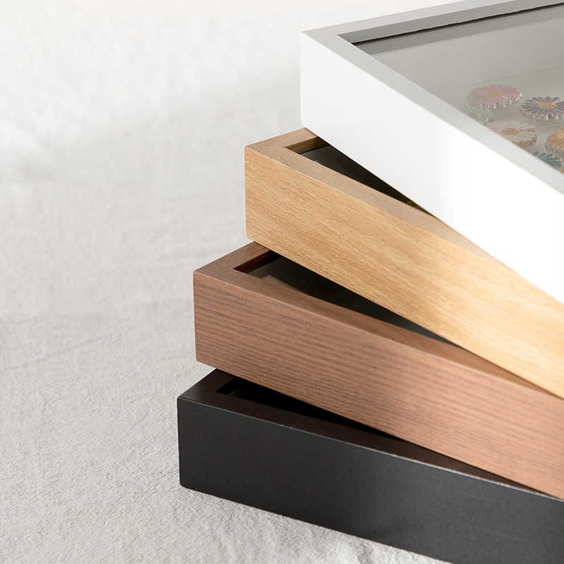 3D Photo Frame Glass Specimen Frame Dried Flower Collection Display ...