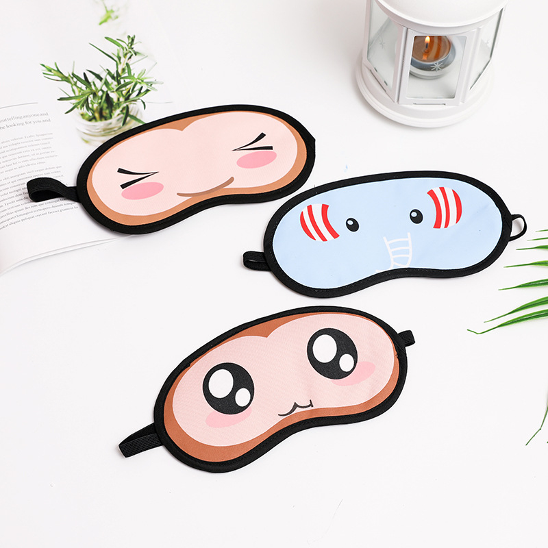 Custom Soft Travel Rest Nap Eye Shade Cover Blindfold Eye Patch ...