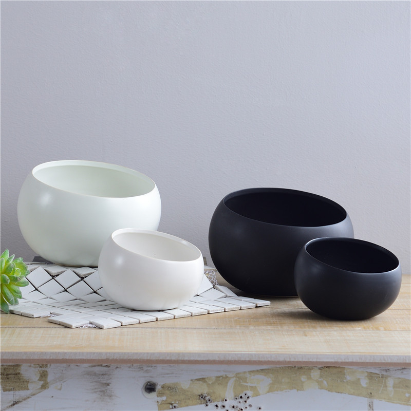 Hot new products straw plaited article handmade Ceramic Indoor Flower ...