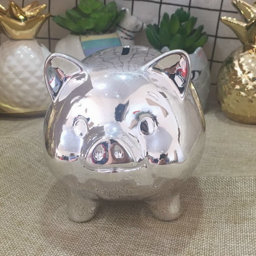 Christmas Gift Promotional Customized Gift Ceramic Pig Piggy Bank Money ...