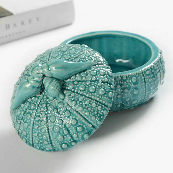 Practical Blue Ceramic Jewelry Box for Wedding Decor - Buy vintage ...