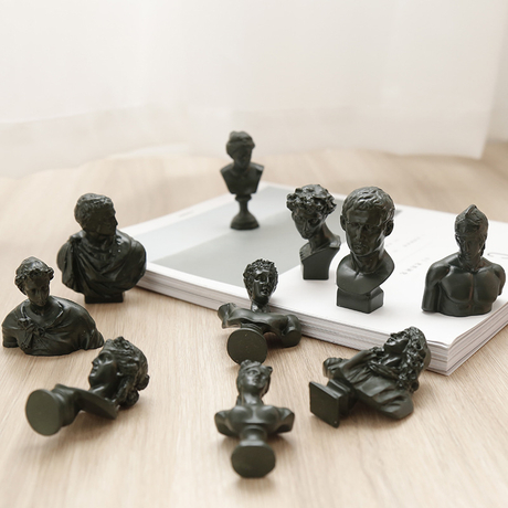 Nordic Mini Plaster Small Avatar Sketch Literary Figure Sculpture ...
